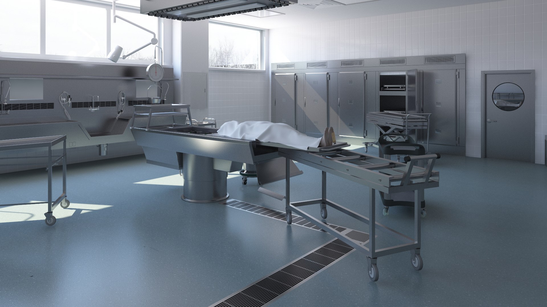 Medical Autopsy Area 3D Model - TurboSquid 2013136