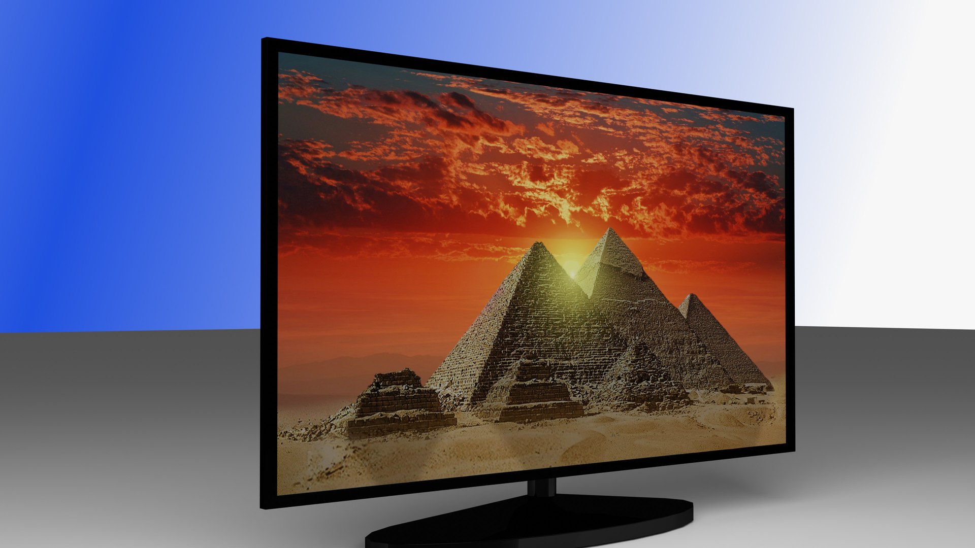 55 Inch HDTV 3D Model - TurboSquid 2098452