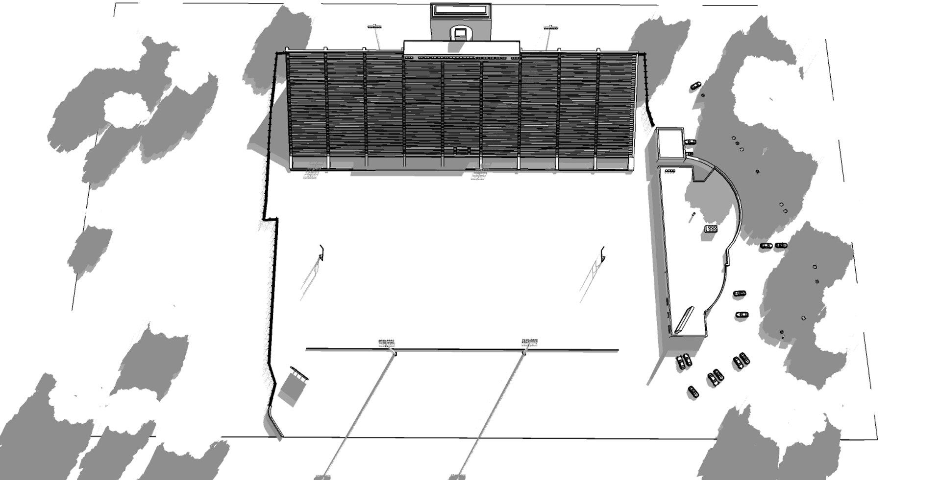 3D Indiana State University Football Stadium - TurboSquid 2011741