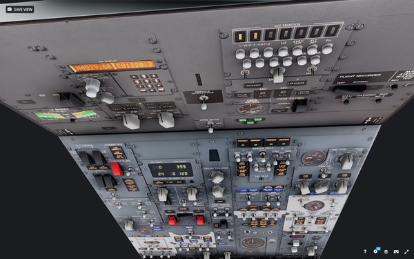 Boeing 737 Overhead Panel 3D 모델 - TurboSquid 1887543