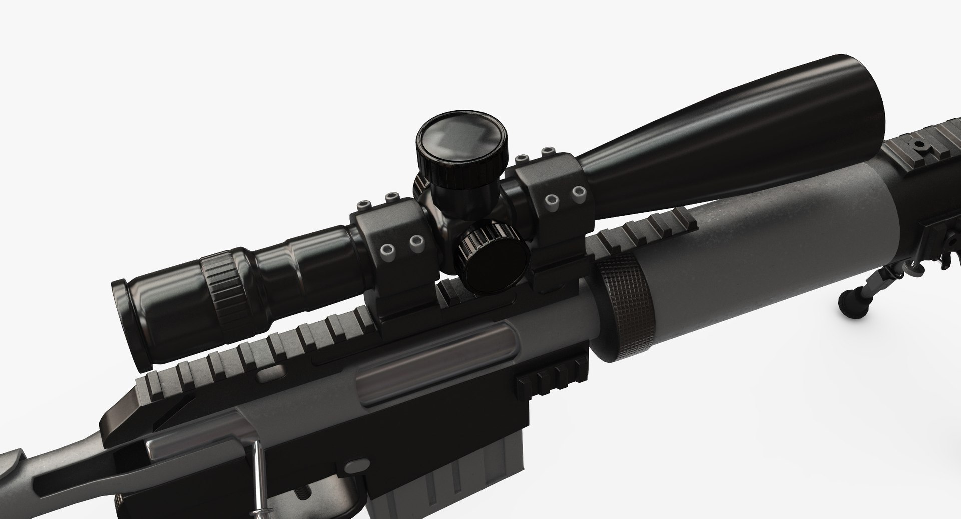 Sniper Rifle Cs5 3D Model - TurboSquid 1274831
