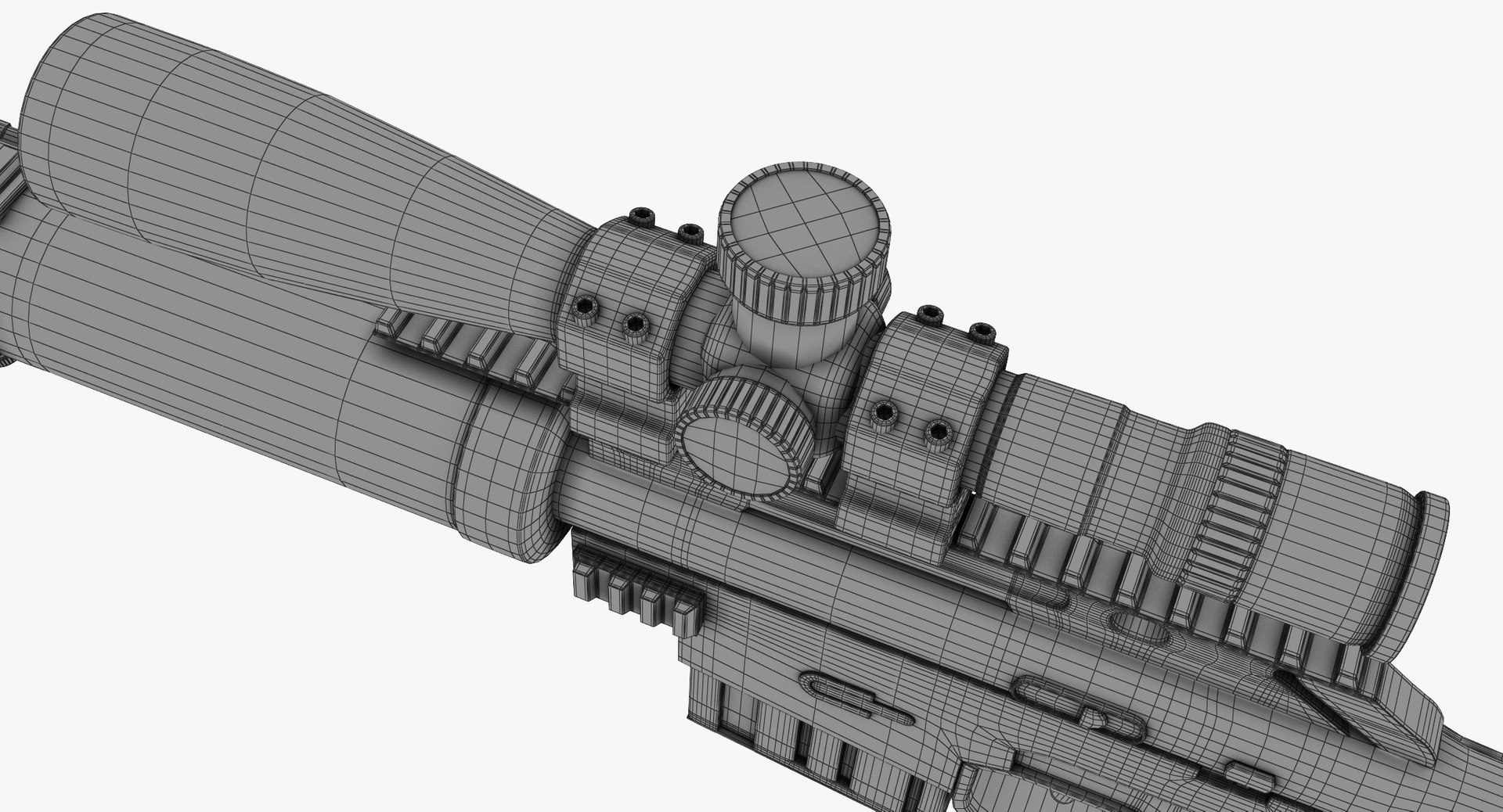 Sniper Rifle Cs5 3D Model - TurboSquid 1274831