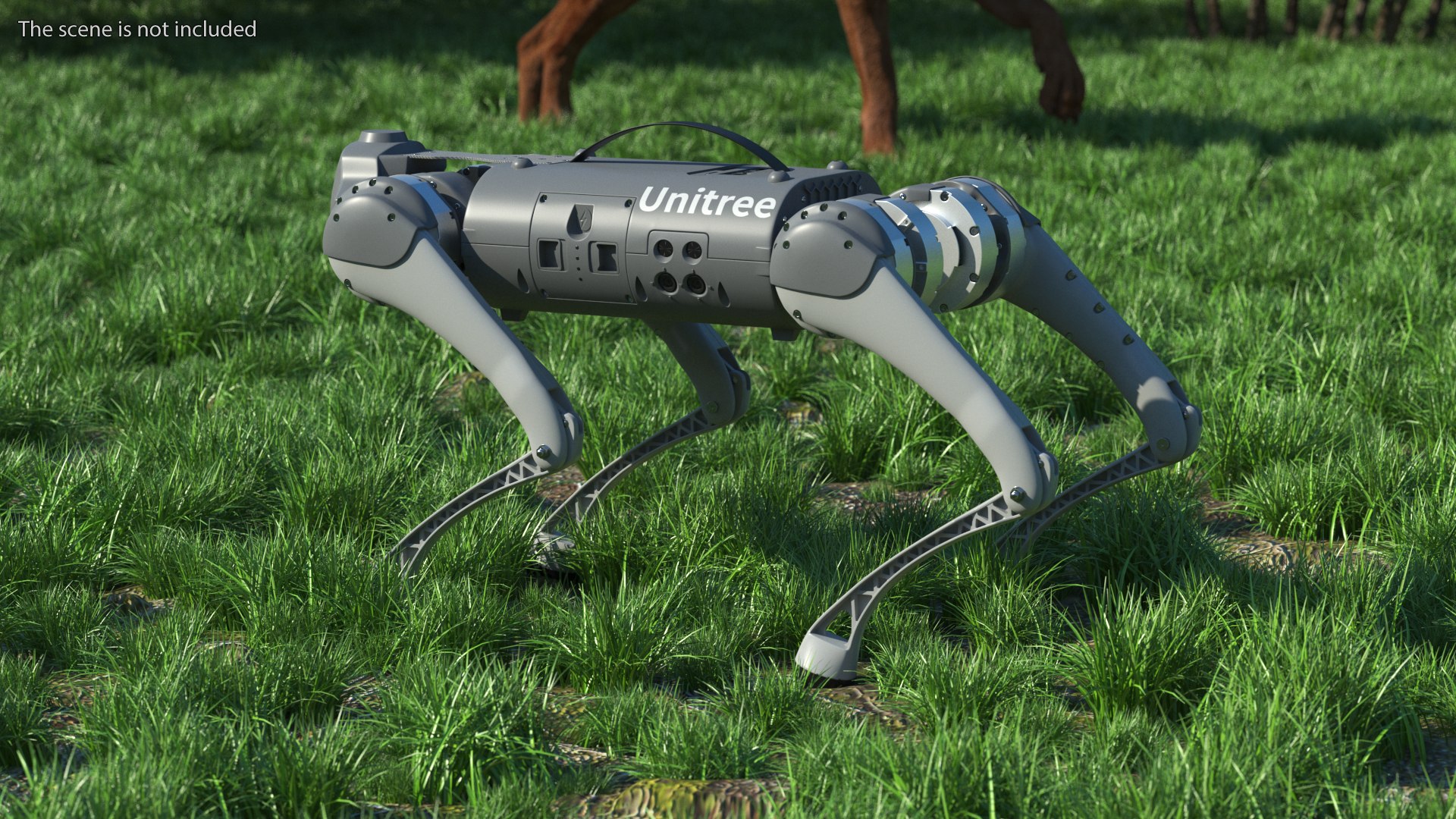 Robot Unitree Go1 Silver Rigged For Cinema 4D 3D Model - TurboSquid 2193917
