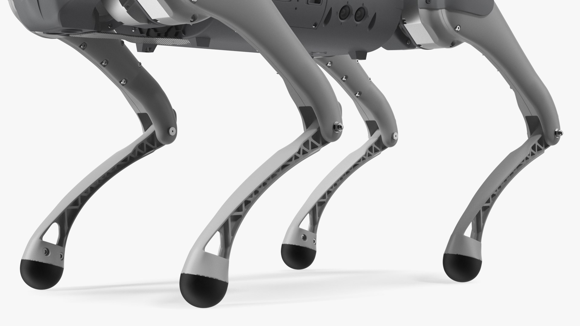 Robot Unitree Go1 Silver Rigged For Cinema 4D 3D Model - TurboSquid 2193917