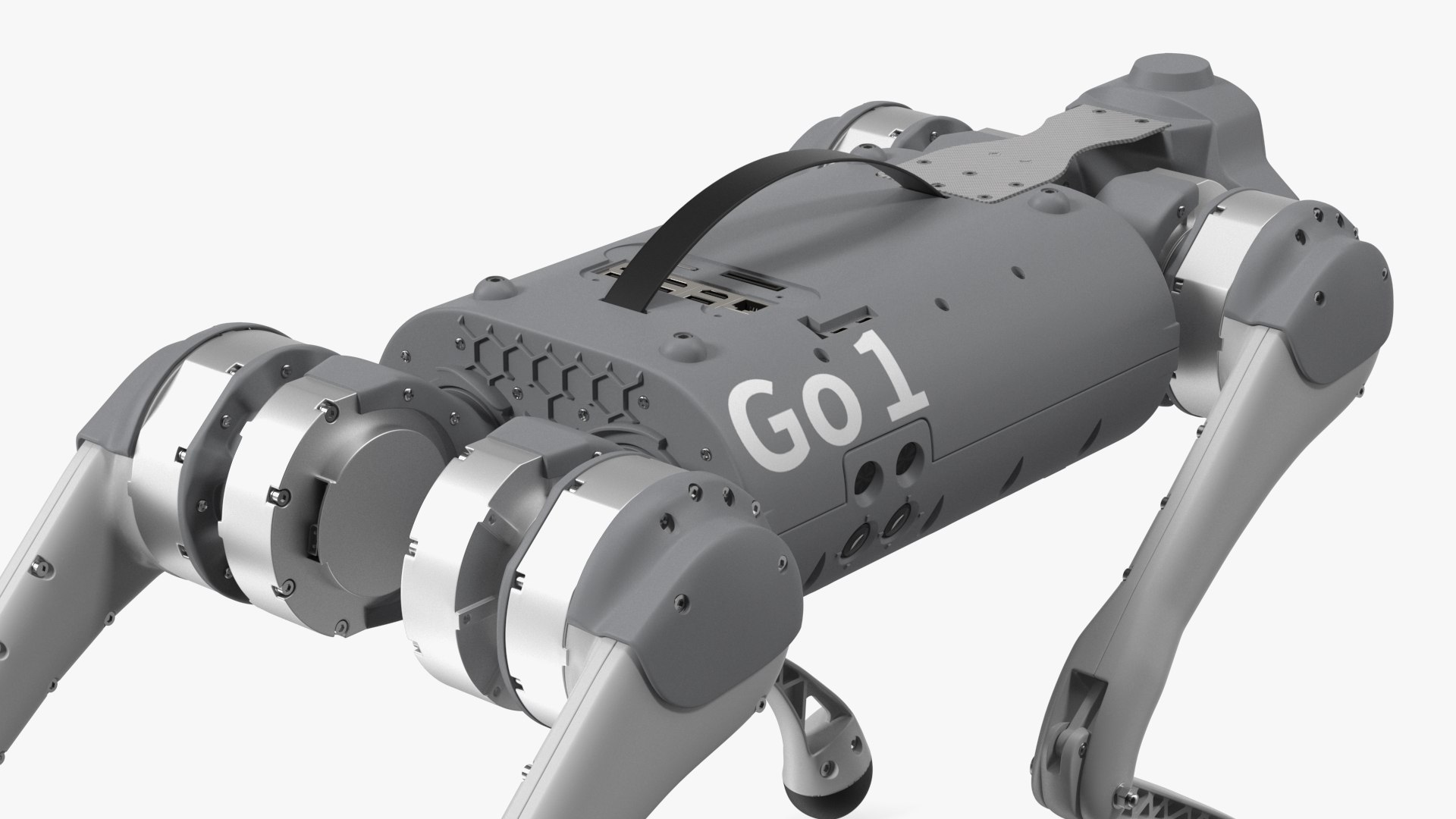 Robot Unitree Go1 Silver Rigged For Cinema 4D 3D Model - TurboSquid 2193917