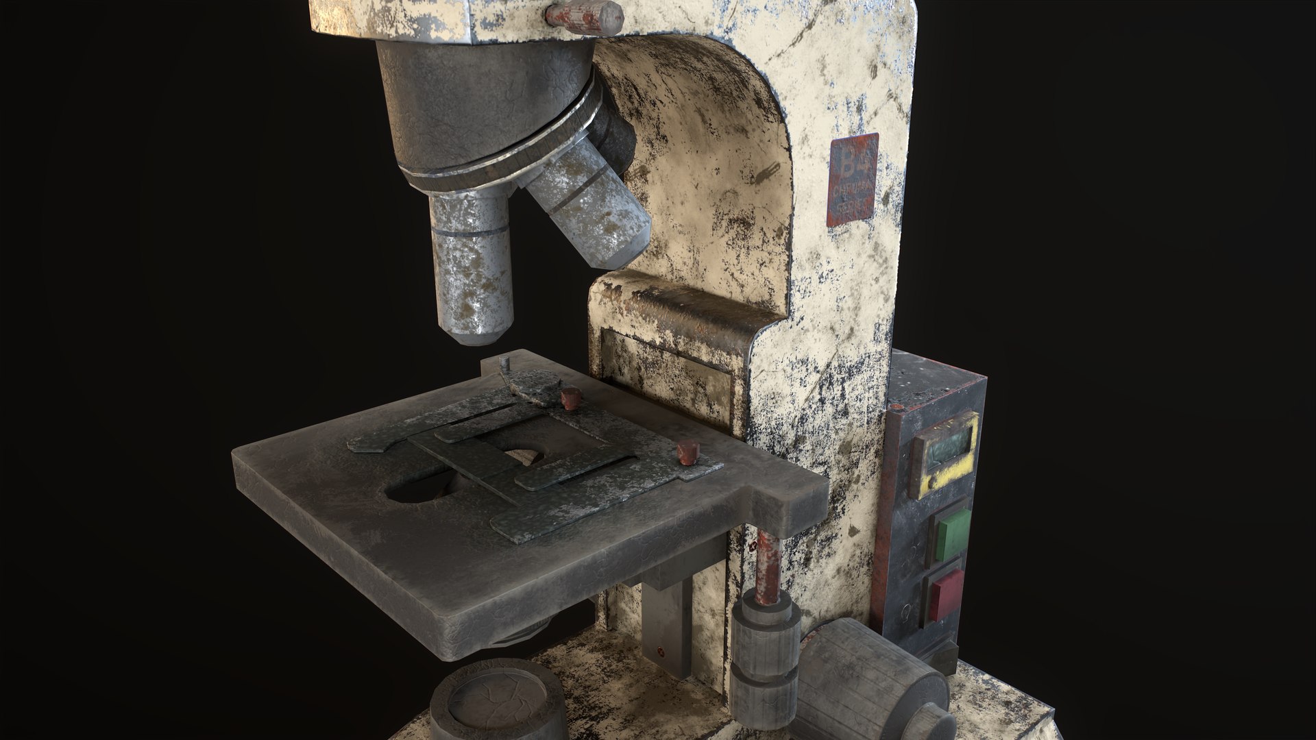 3D RoschVault Microscope PBR GameReady - TurboSquid 1963178