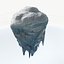 Floating Island Frozen 3D Model | 1142432 | TurboSquid