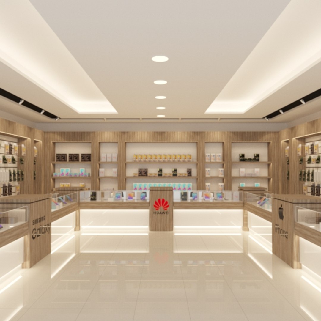 3D Mobile Store - TurboSquid 1704401