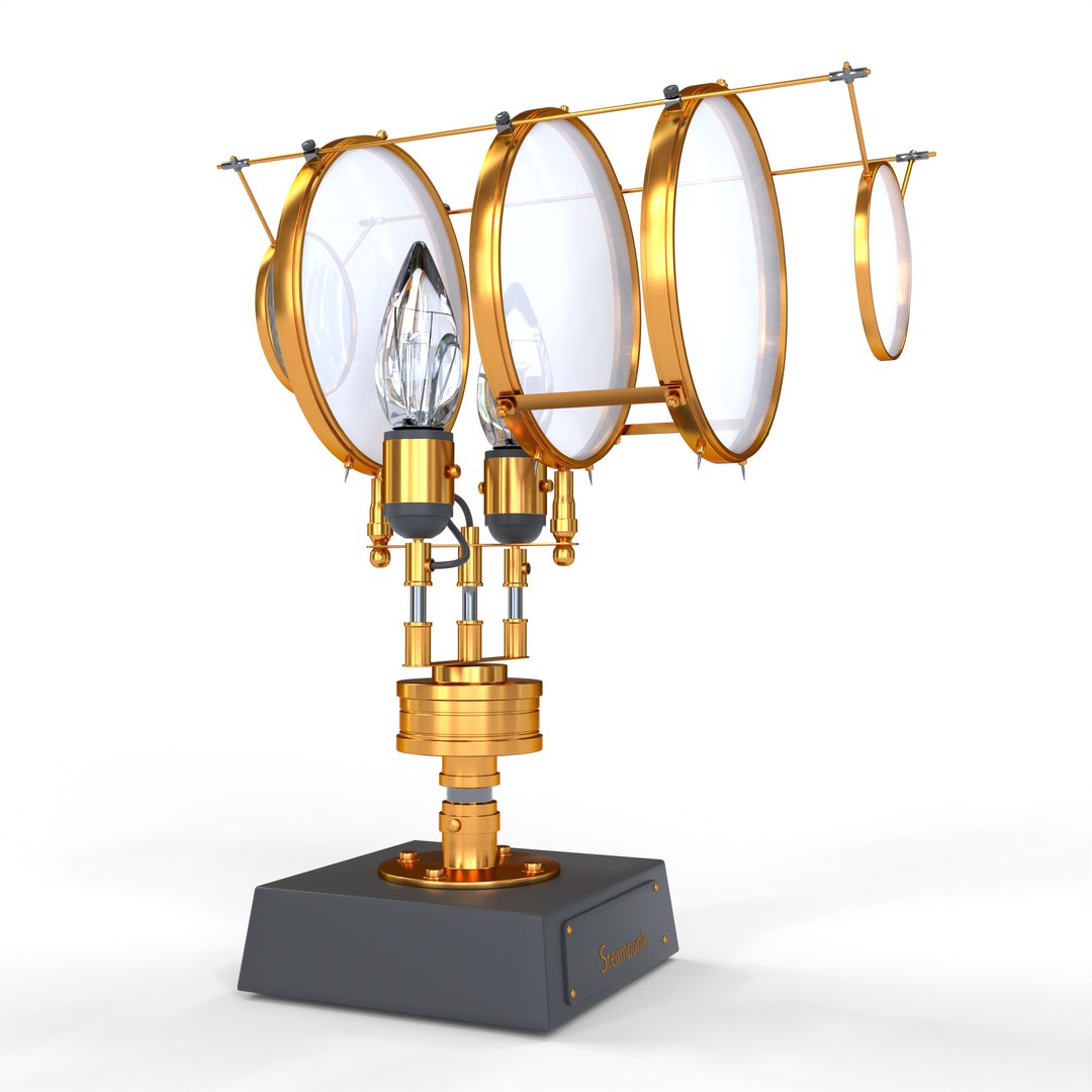 3D Steampunk Glass Model - TurboSquid 2182153