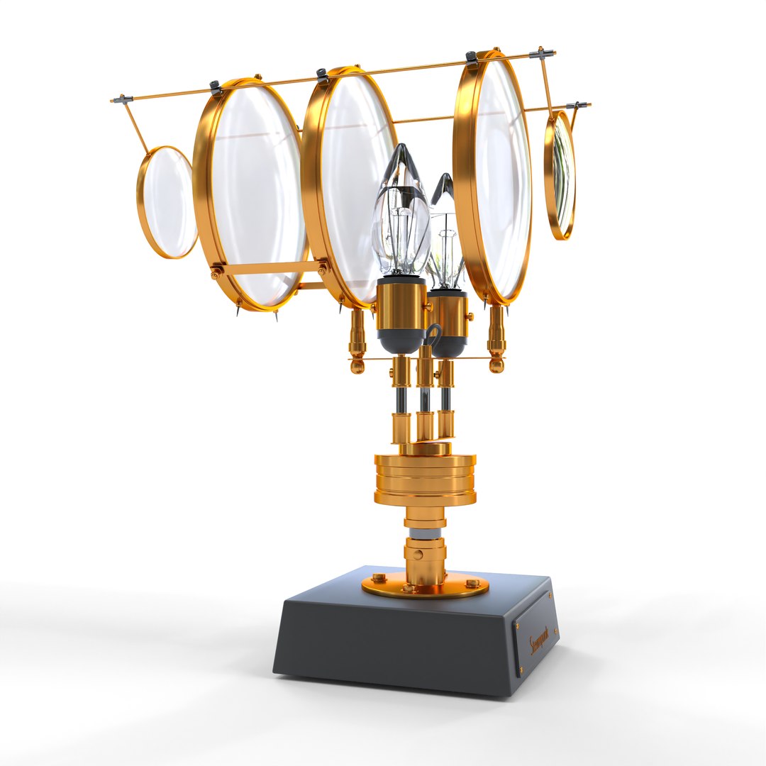 3D Steampunk Glass Model - TurboSquid 2182153
