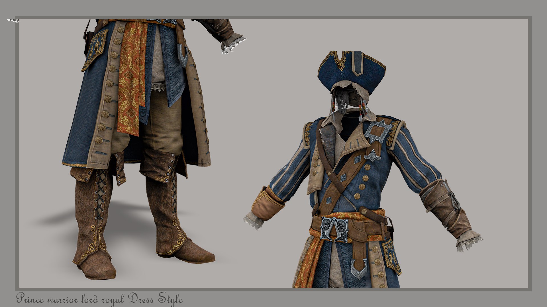 3D Connor Captain Dress model - TurboSquid 2153380