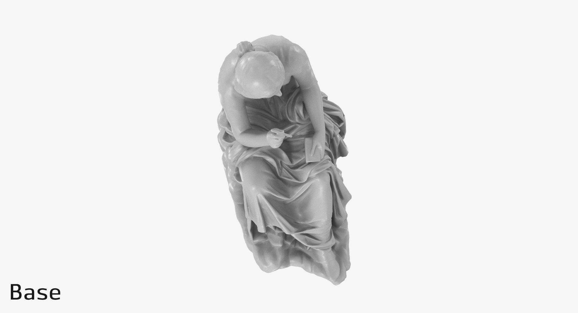3D Muse Eloquence Statue - TurboSquid 2273562