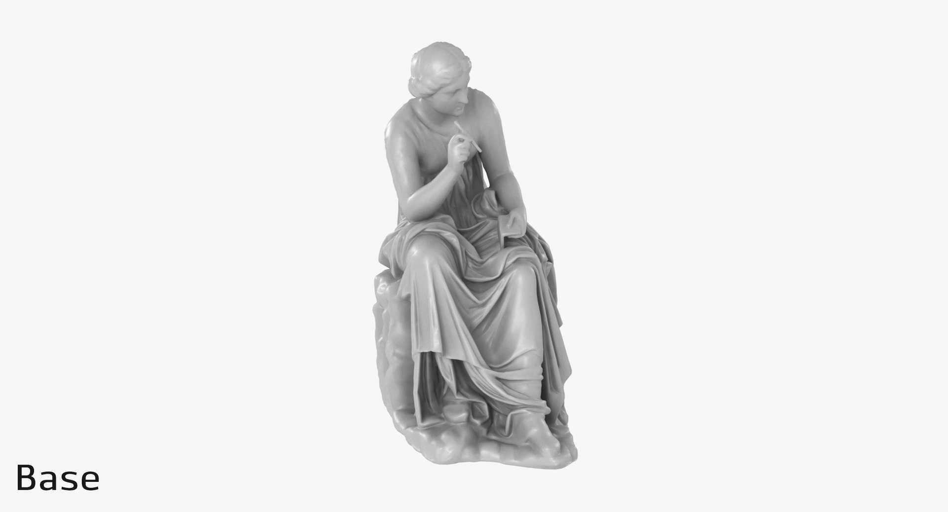 3D Muse Eloquence Statue - TurboSquid 2273562