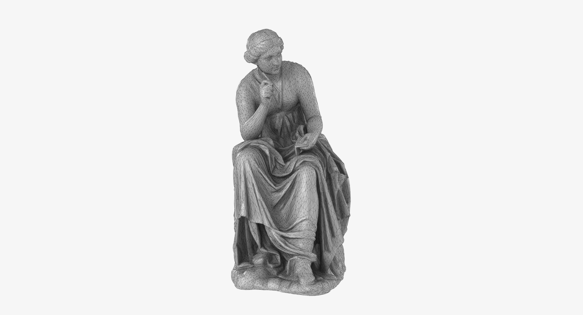 3D Muse Eloquence Statue - TurboSquid 2273562