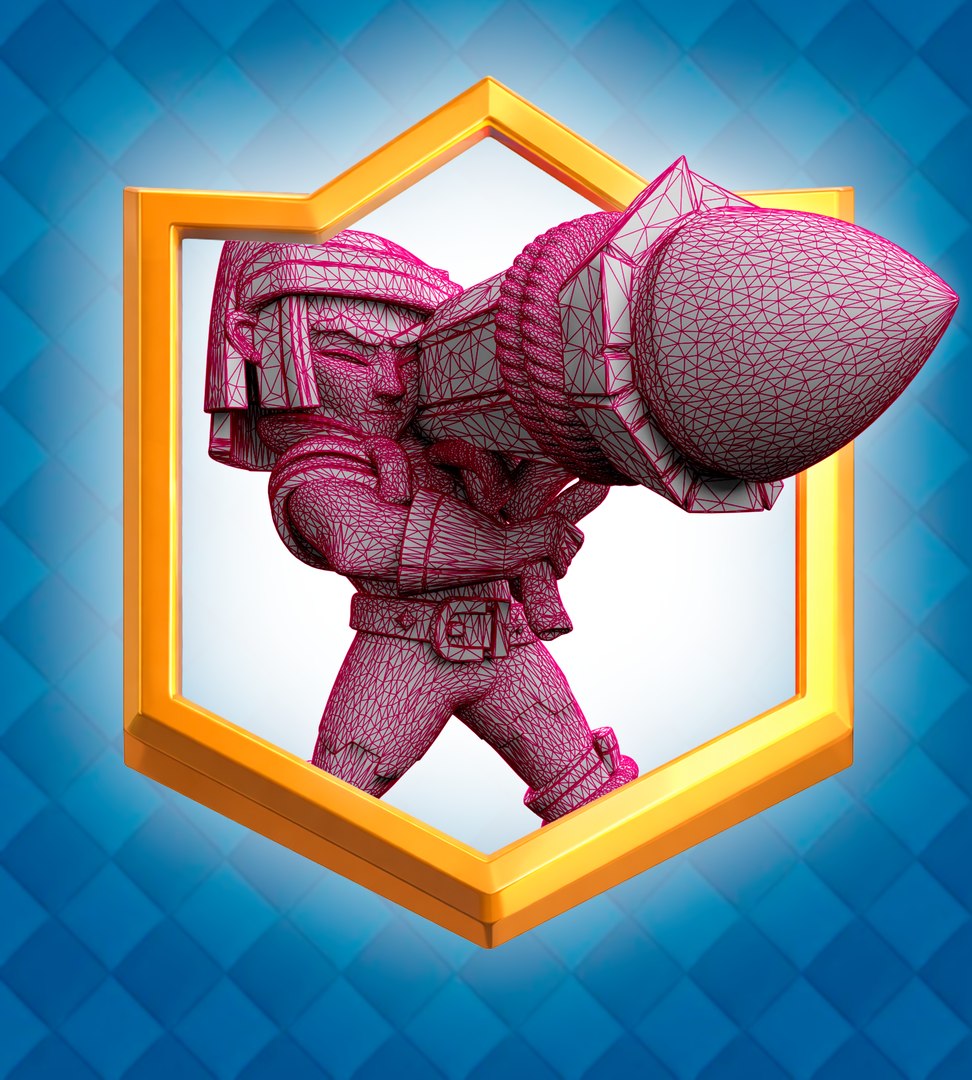 3D Model Clash Royale Firecracker Card - TurboSquid 2508544