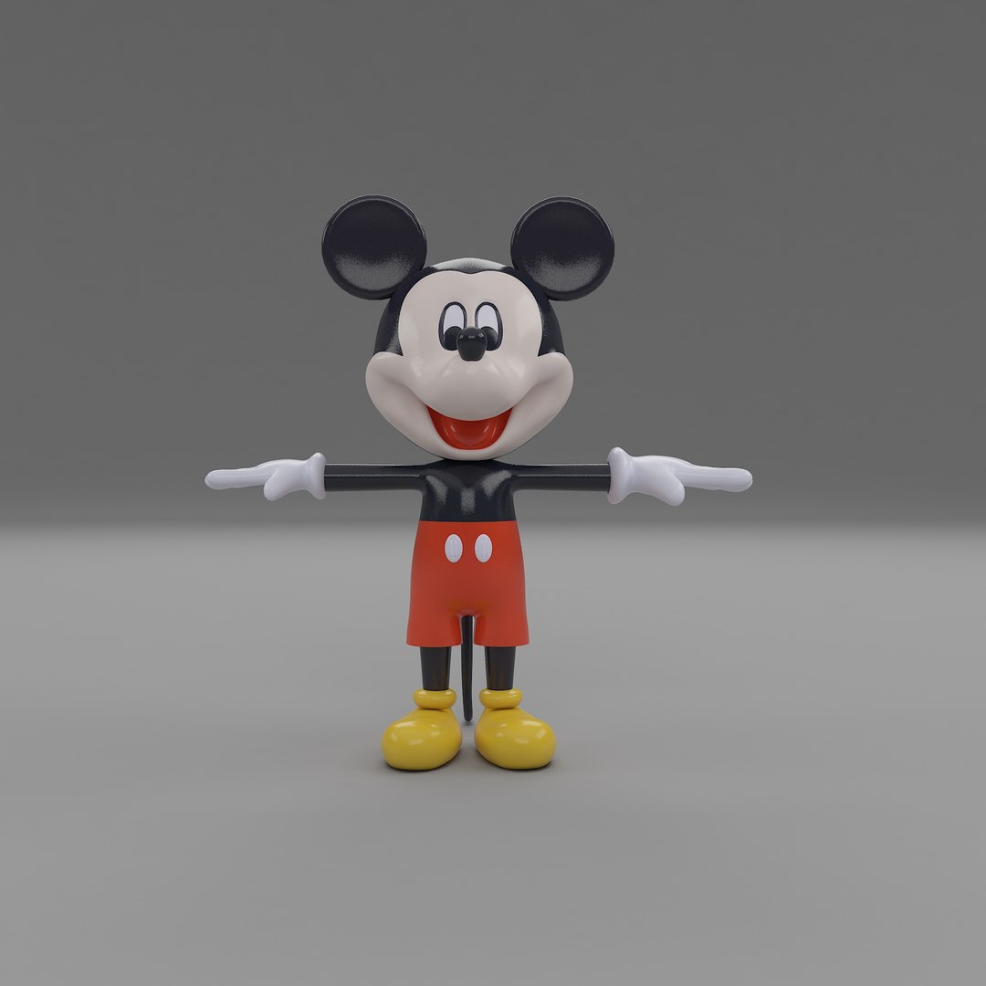 Mickey Mouse 3D - TurboSquid 1692689