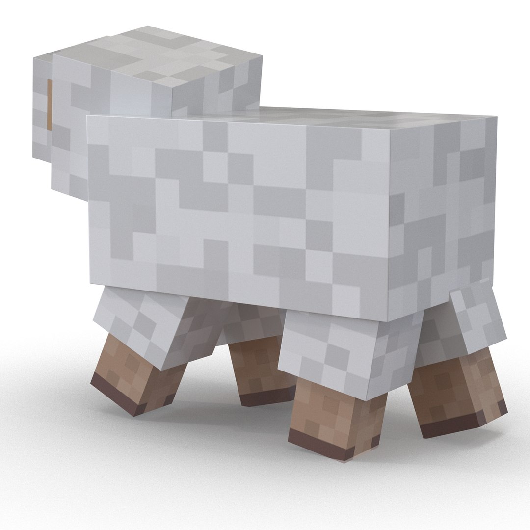 Minecraft Sheep Rigged Model - TurboSquid 1538838