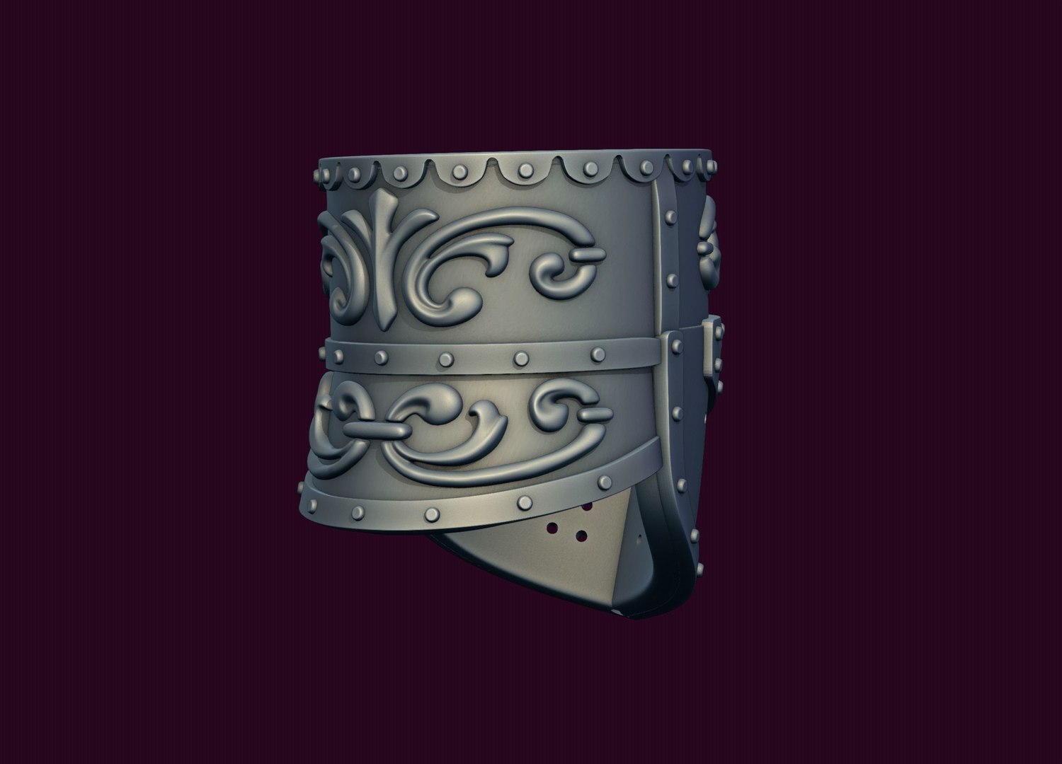 3D Crusader Helmet 3D Print Model - TurboSquid 1874974