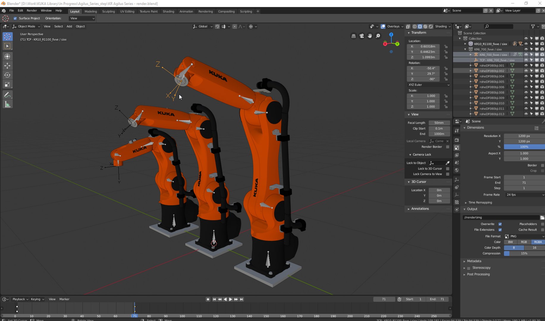 3D model kuka kr agilus kr10 - TurboSquid 1346605
