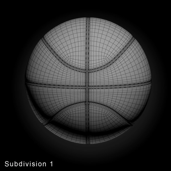 3d model basketball ball