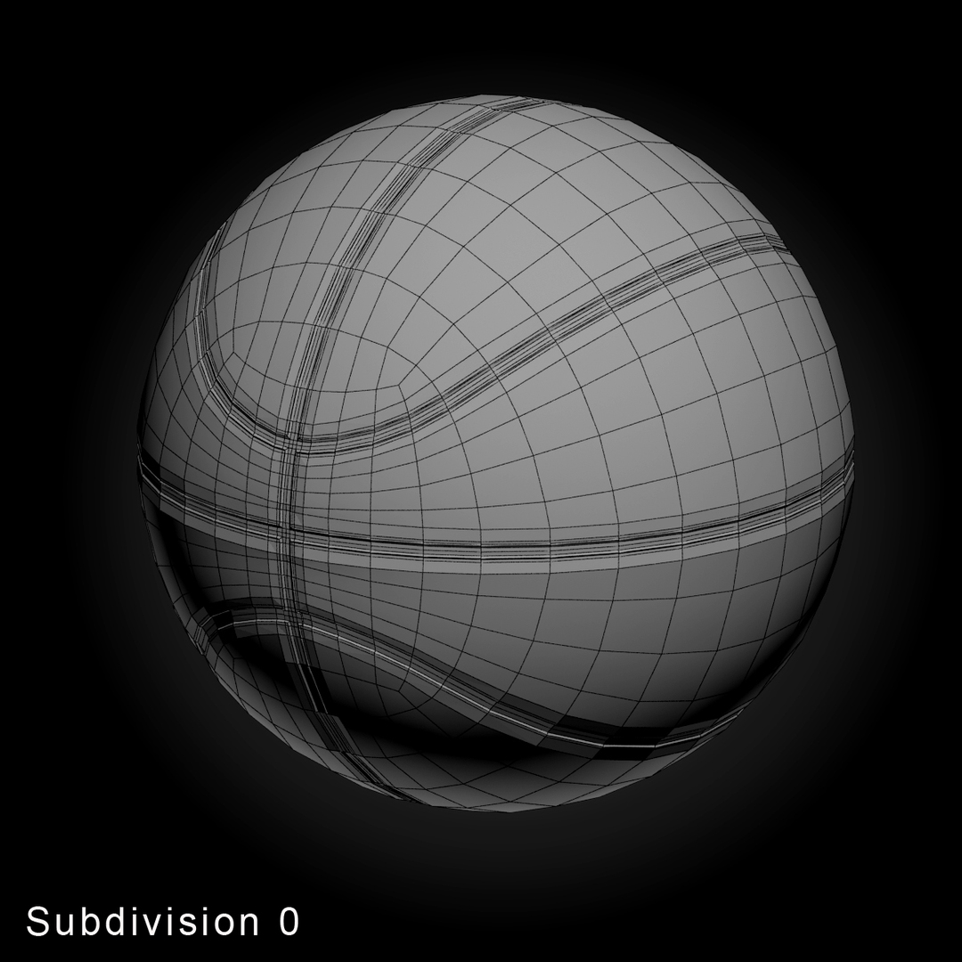 3d model basketball ball