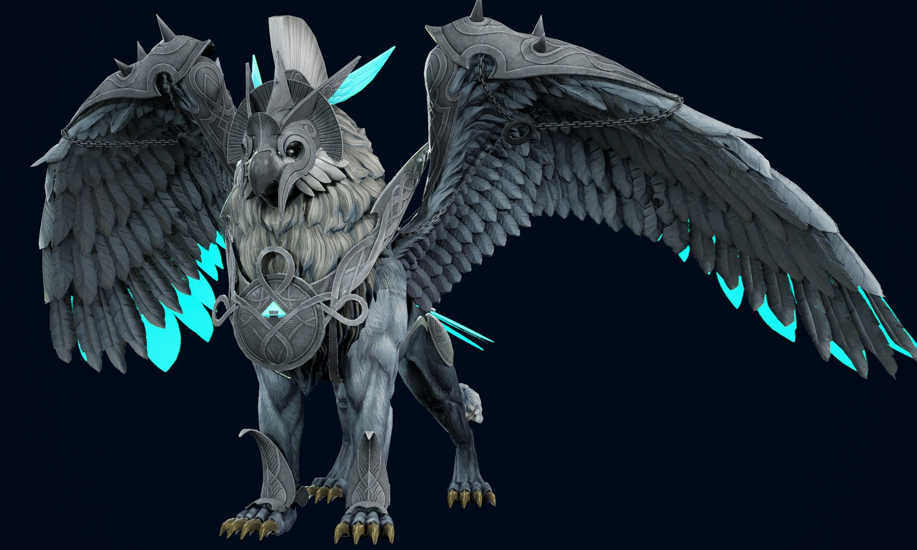 modelo 3d Gryphon Eagle Beast - TurboSquid 2068311