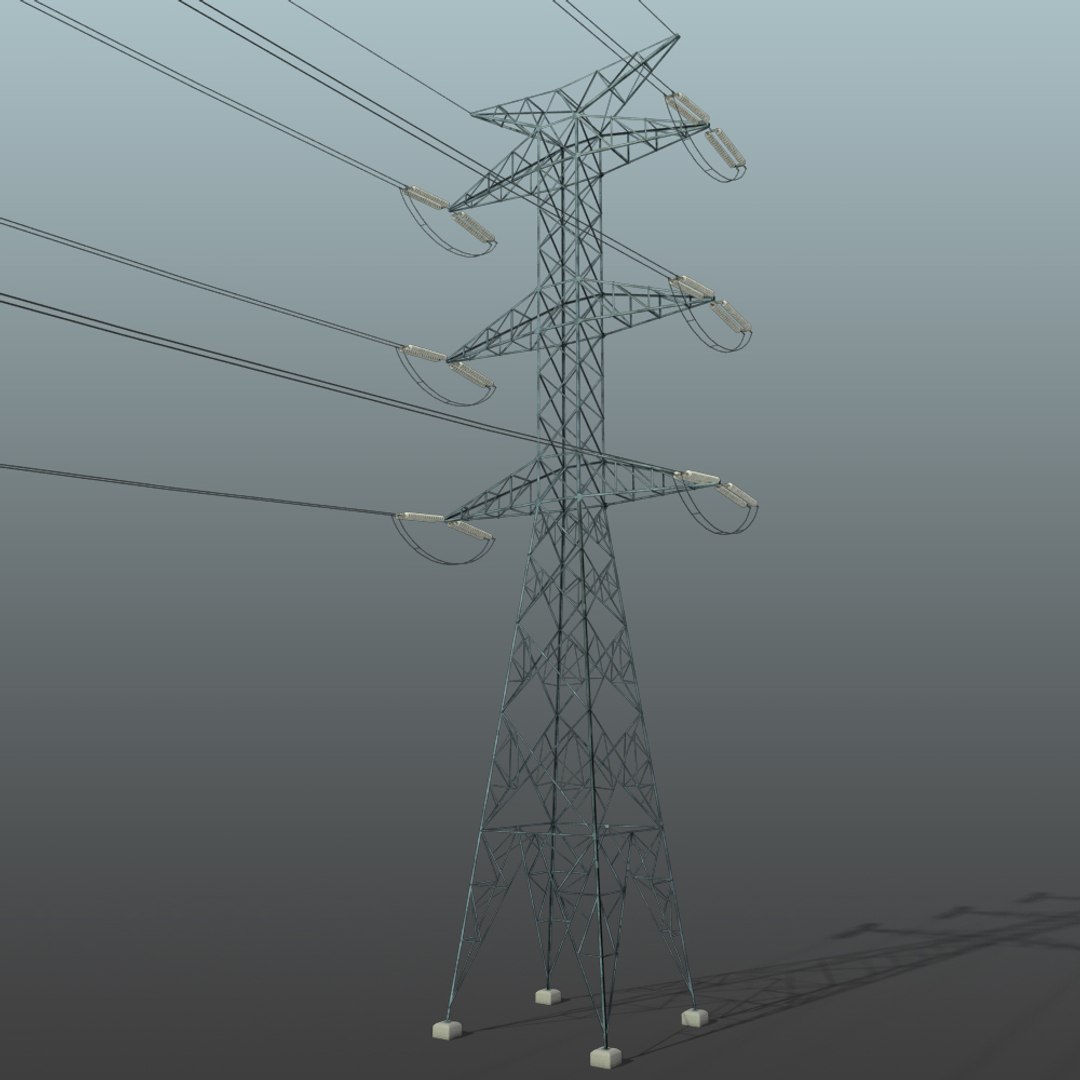 Power Tower 3 3D Model - TurboSquid 1158844