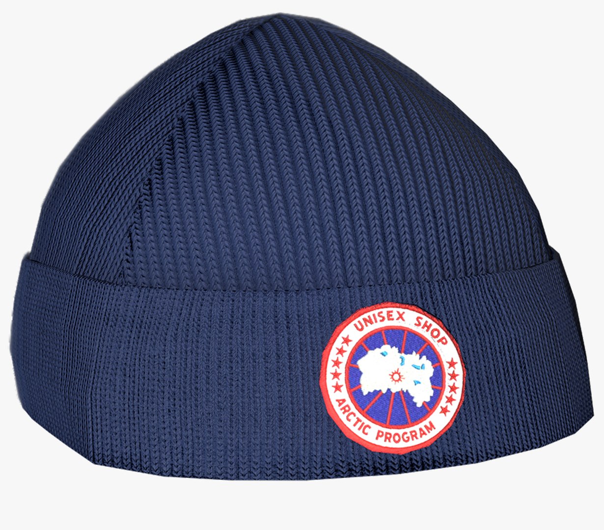 Blue Arctic Disc Toque Beanie 3D - TurboSquid 1733527