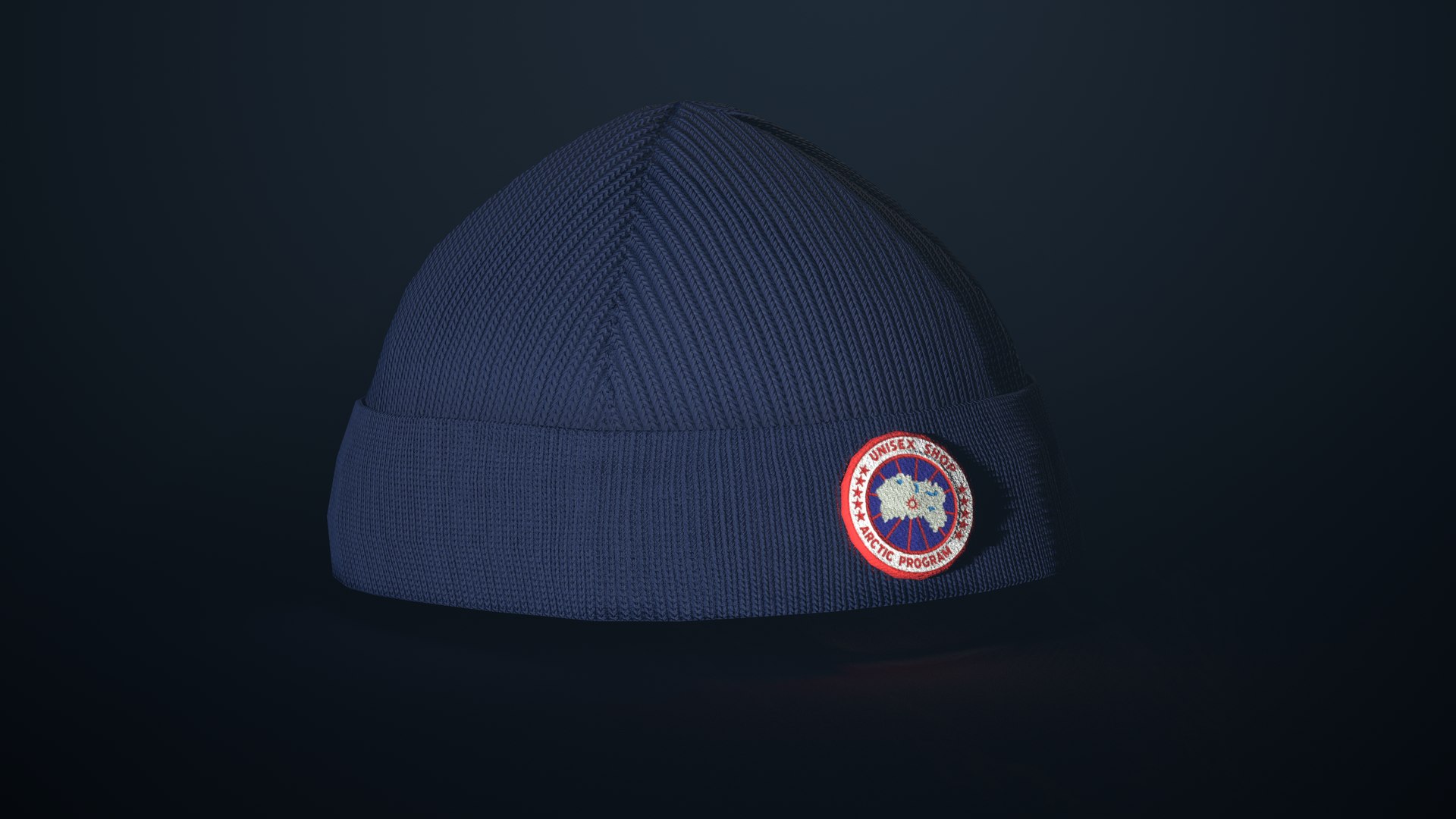 Blue Arctic Disc Toque Beanie 3D - TurboSquid 1733527
