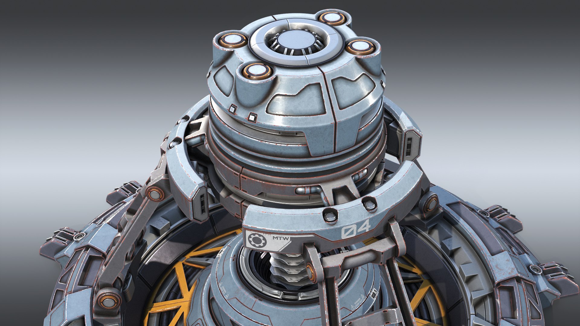 Sci-fi Mining Device 3D Model - TurboSquid 1914971