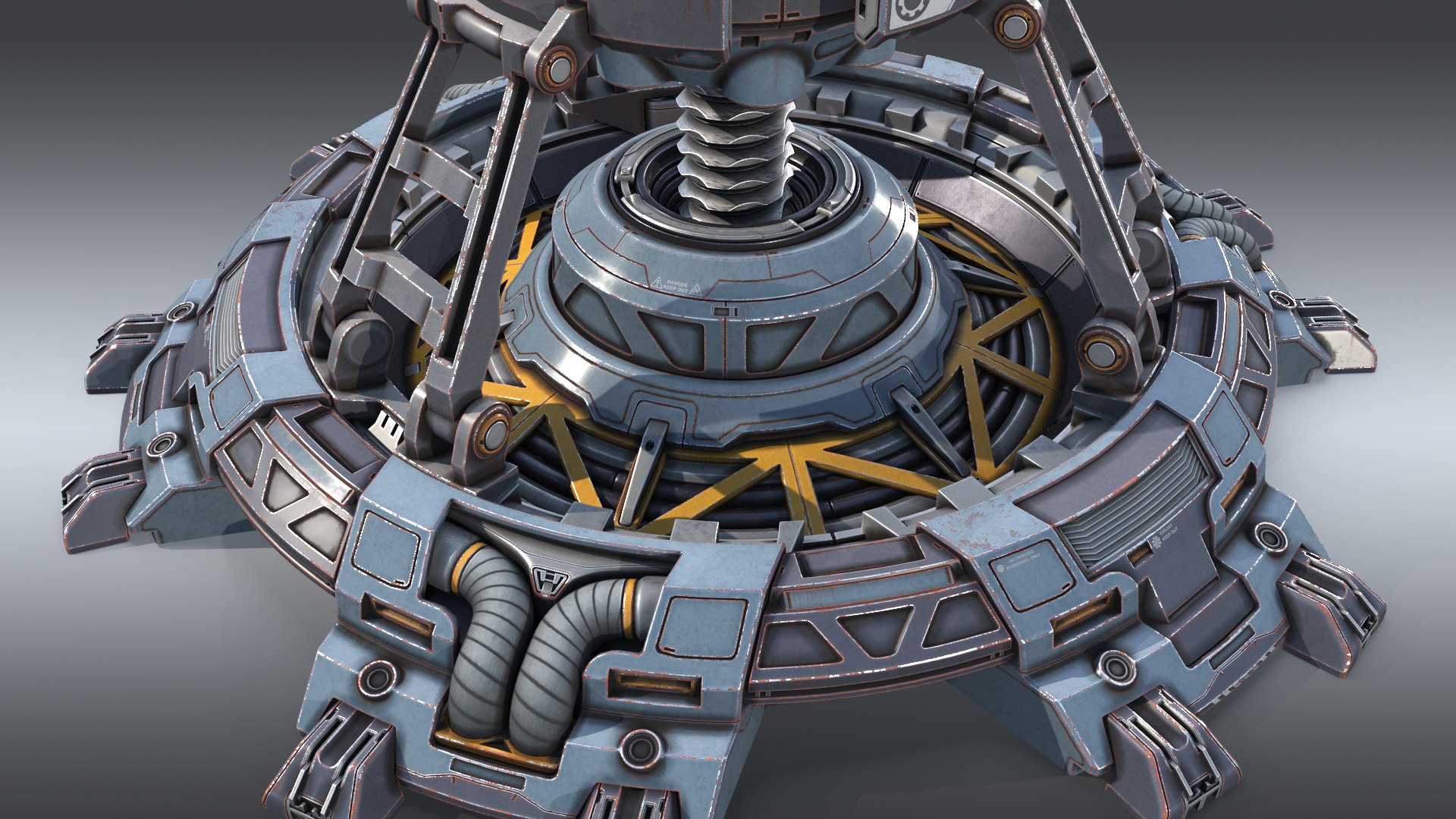 Sci-fi Mining Device 3D Model - TurboSquid 1914971