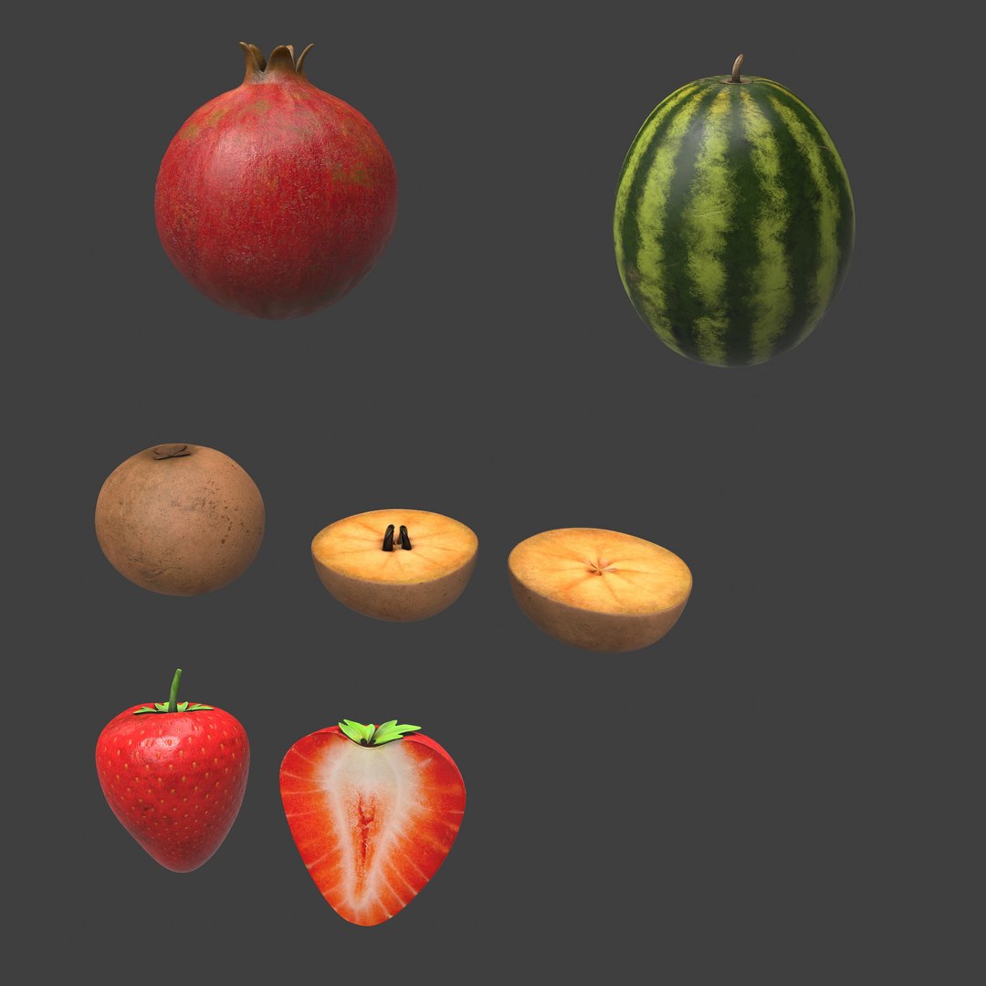 Fruit Pack Part 5 Model - TurboSquid 2024171