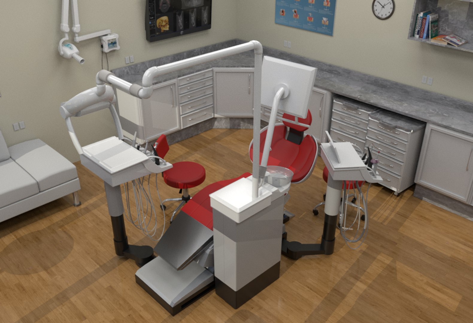 3D Model Interior Dental Room - TurboSquid 1397557