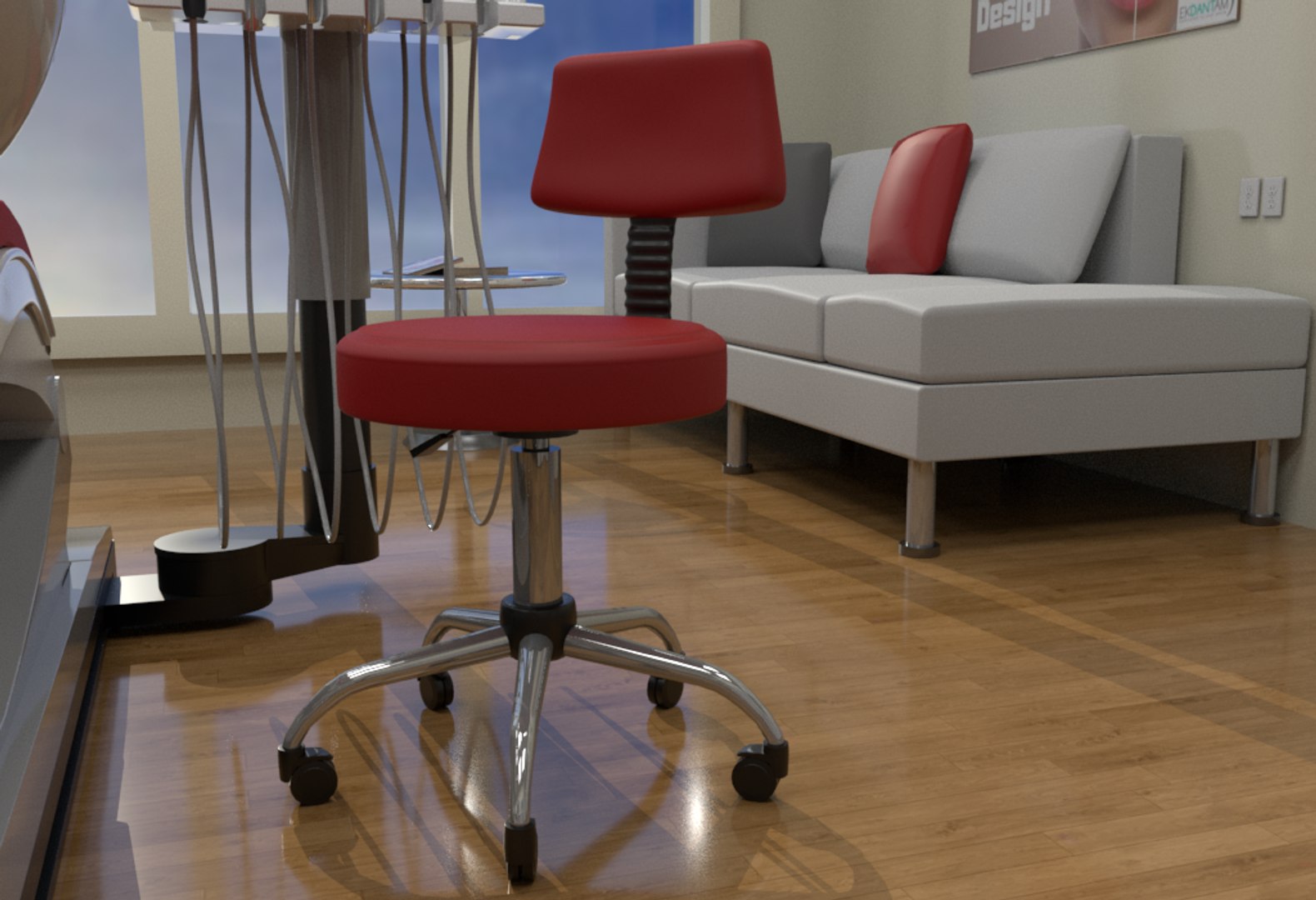 3D Model Interior Dental Room - TurboSquid 1397557