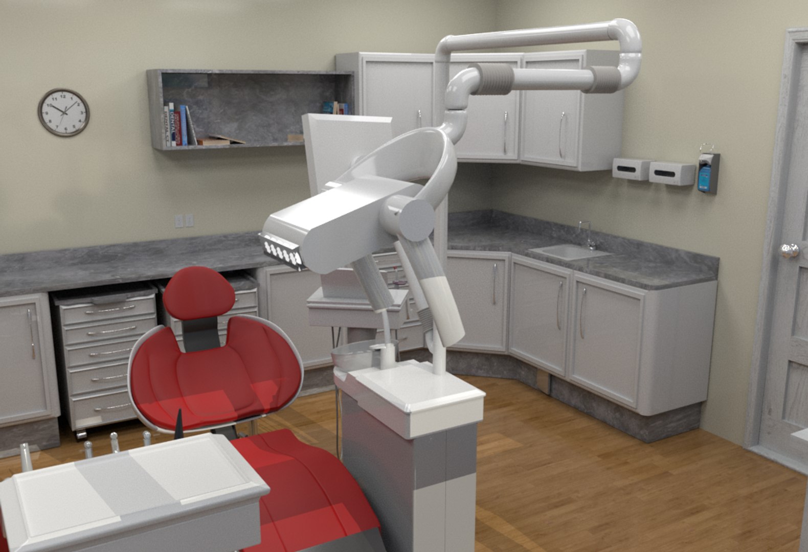 3D model interior dental room - TurboSquid 1397557