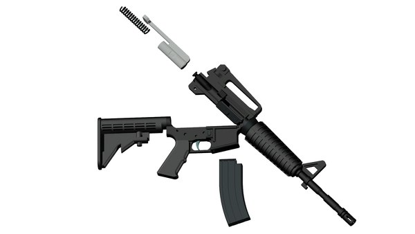 M4 Assault Rifle3D模型 - TurboSquid 2016554