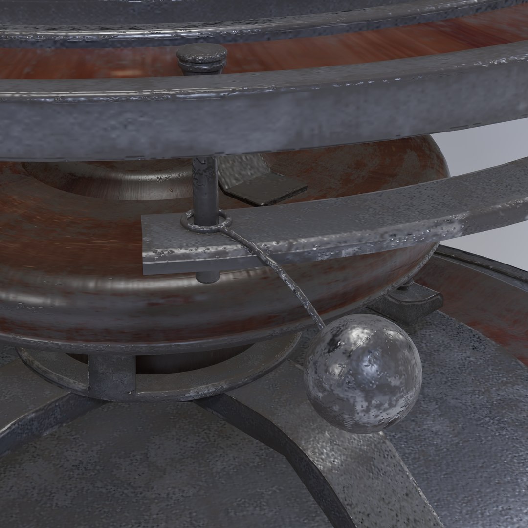 3D Dusty Vintage Telescope 02 model - TurboSquid 2101585