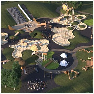 Architecture Park 3D Models for Download | TurboSquid