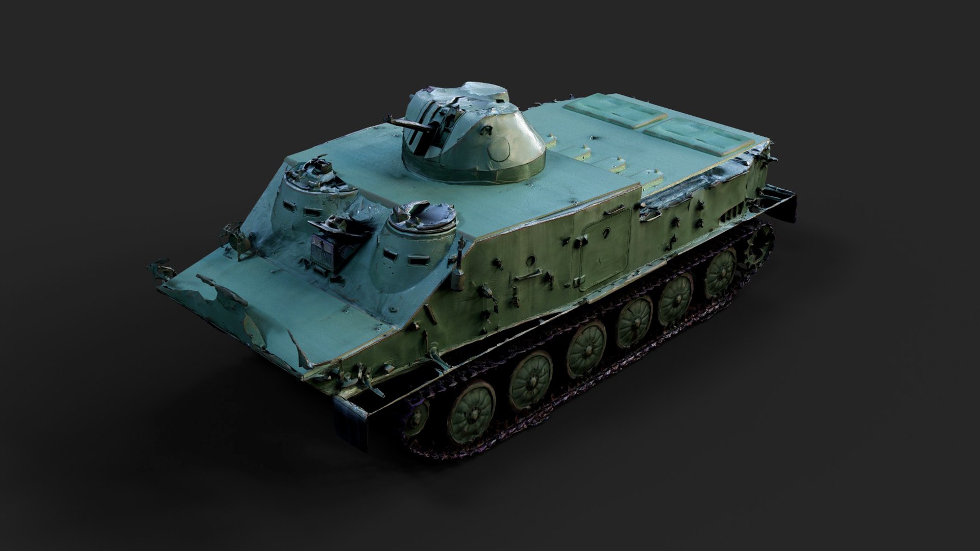 3D Military Soviet Floating Tank PBR Photogrammetry Model - TurboSquid ...