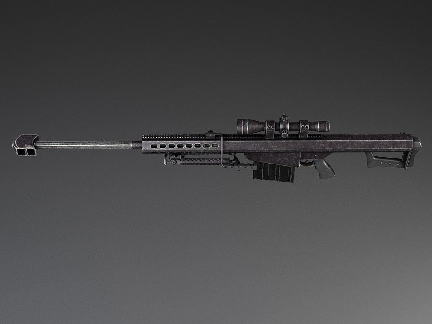 3d Rifle A1 Barrett Model