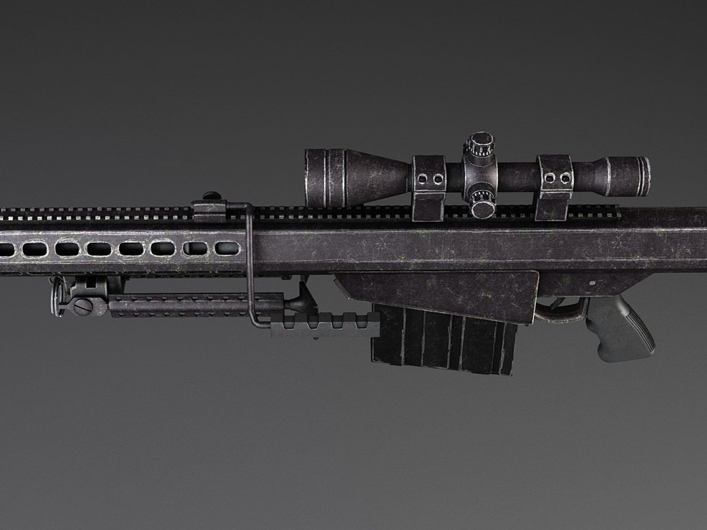 3d Rifle A1 Barrett Model