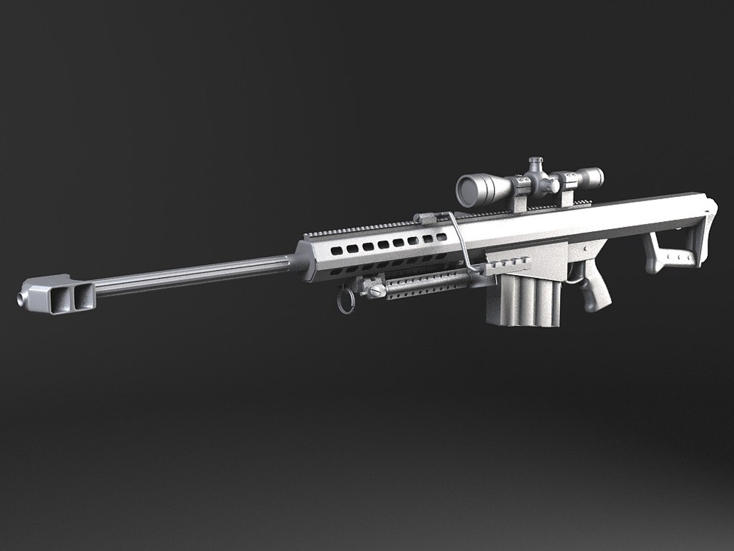 3d Rifle A1 Barrett Model
