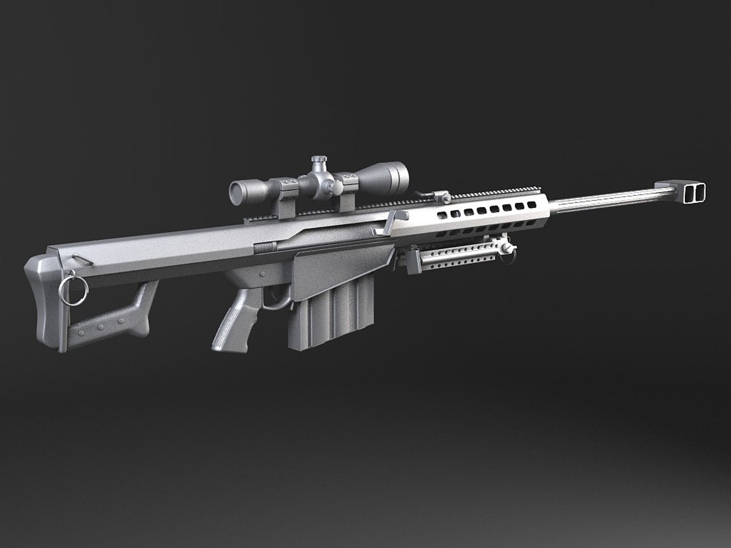 3d Rifle A1 Barrett Model