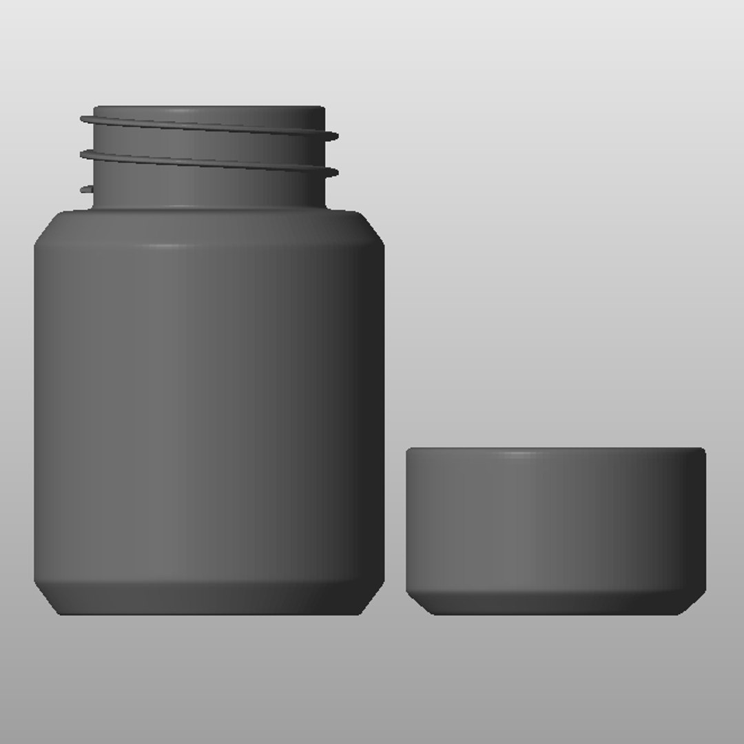 Printable Bottle Screw 3d 3ds