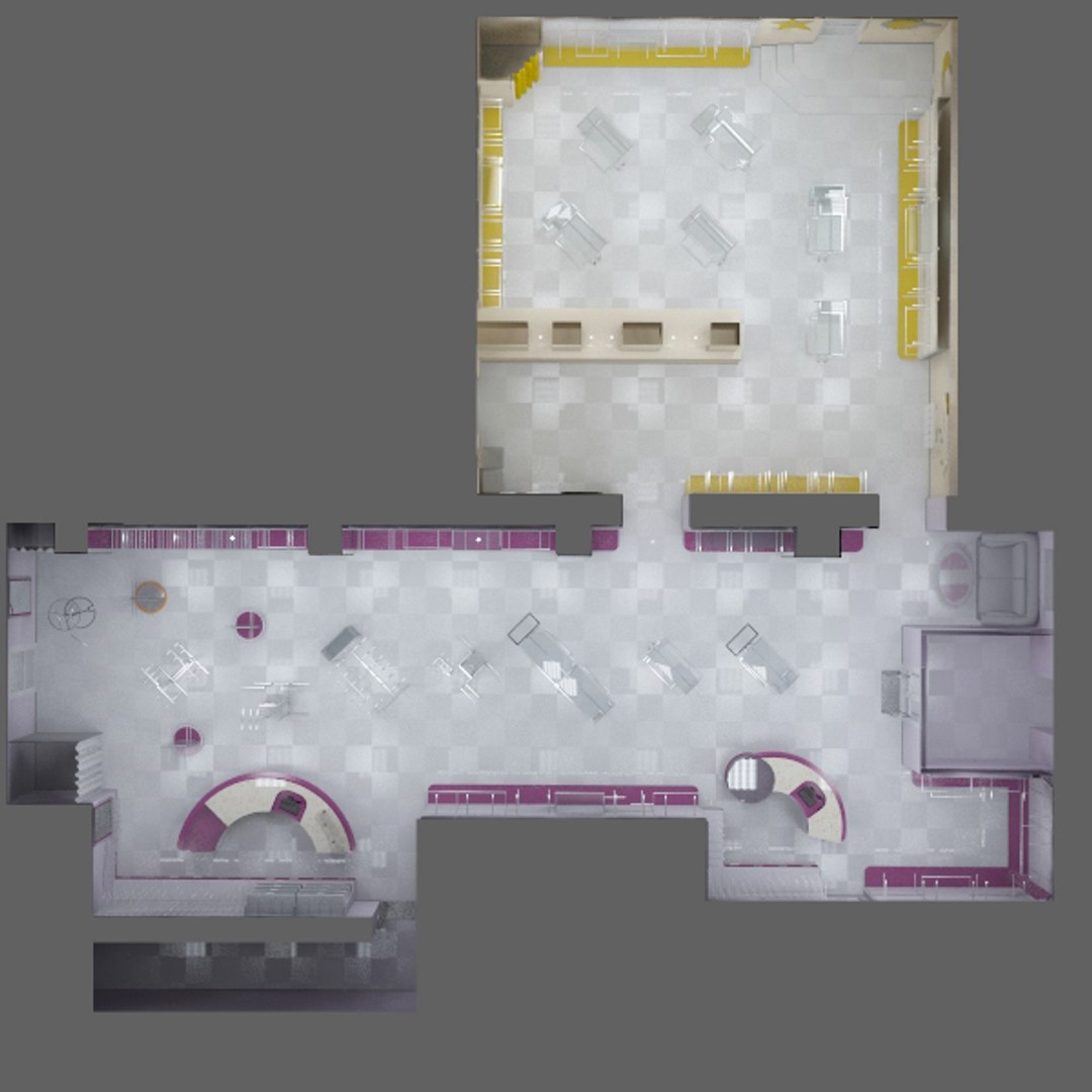 Hop Interior 3d Model