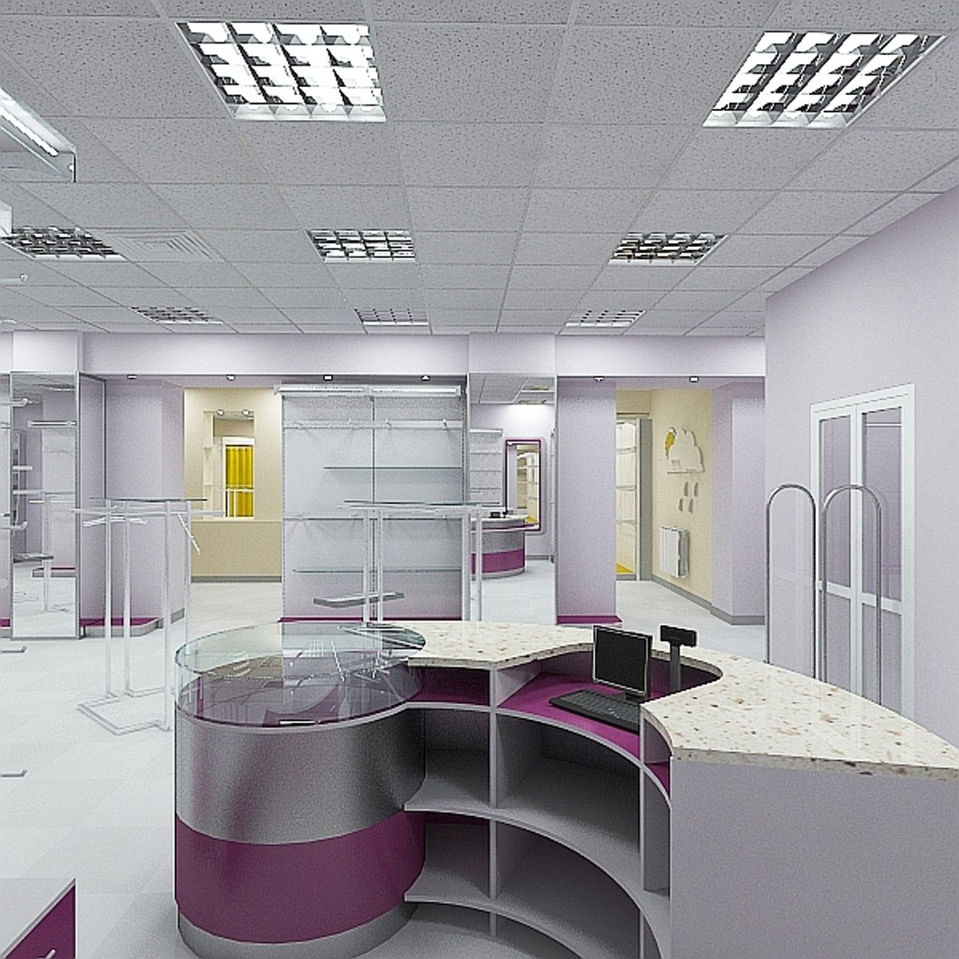 Hop Interior 3d Model