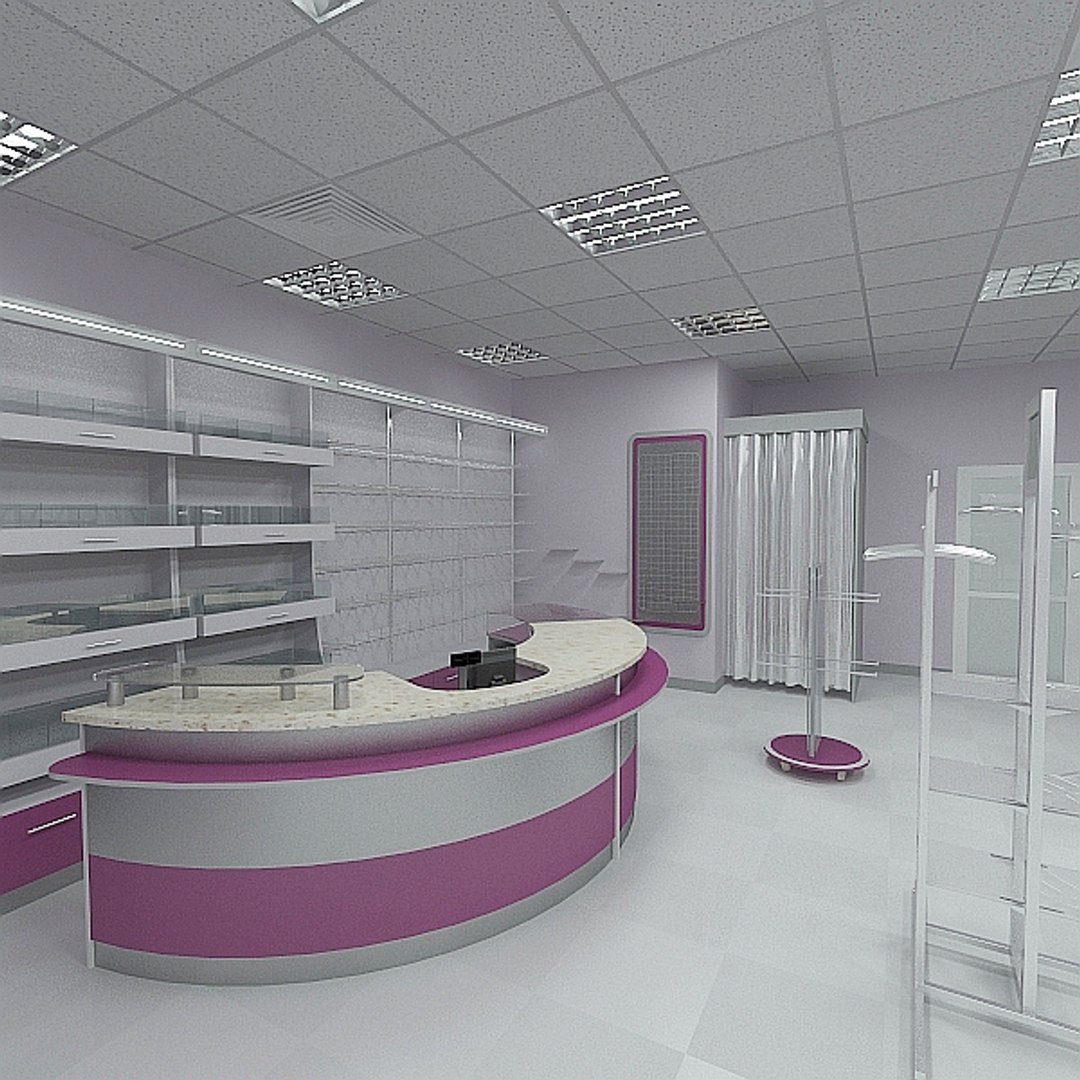 Hop Interior 3d Model