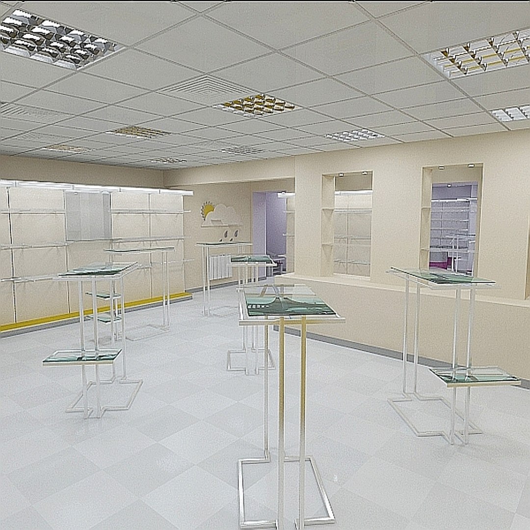 Hop Interior 3d Model