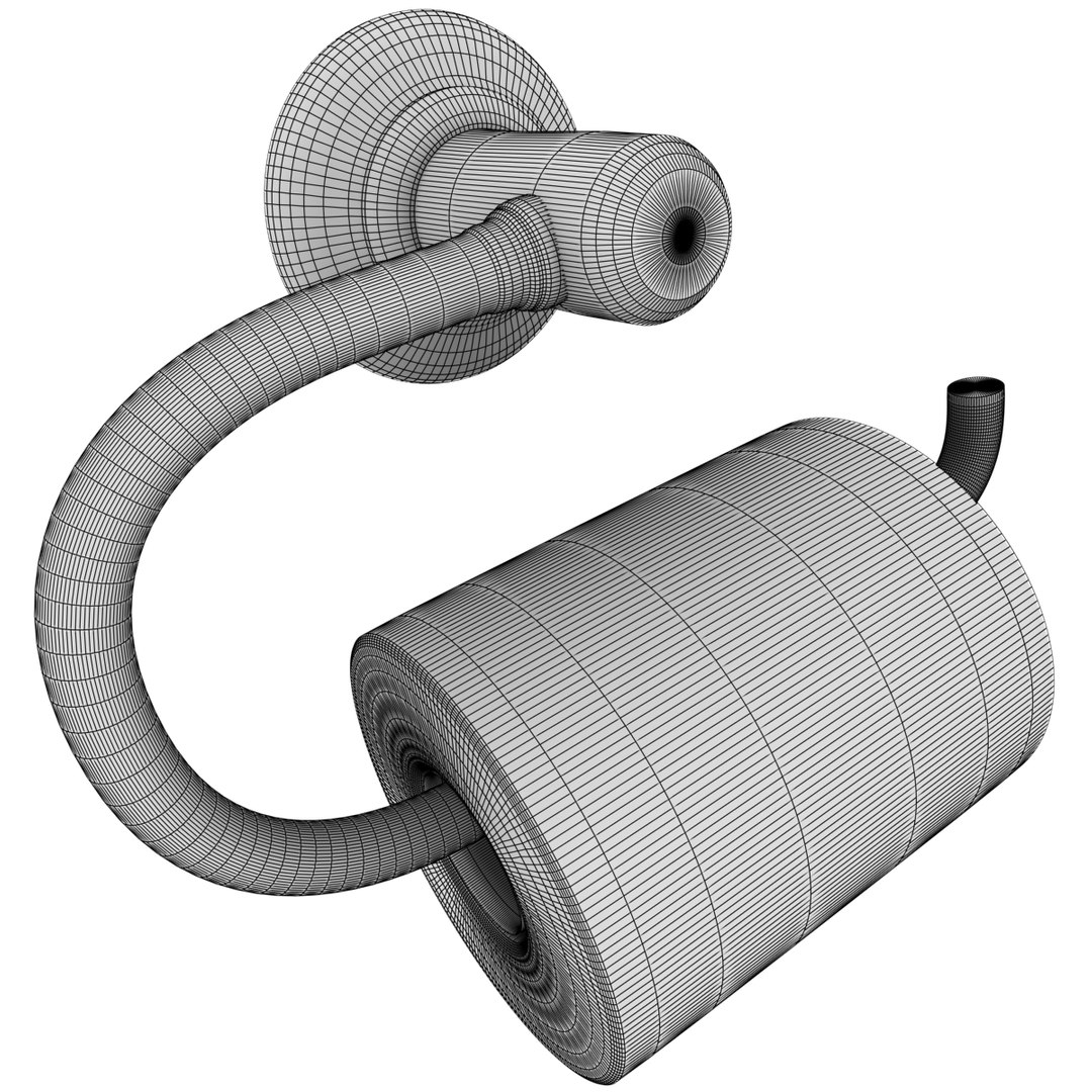 3D model toilet paper holder - TurboSquid 1506866