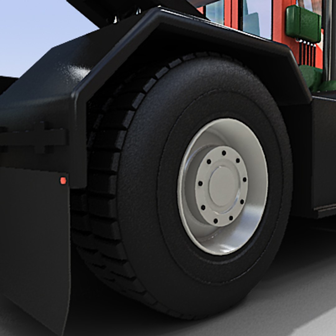 3d Terminal Truck Trailer Model